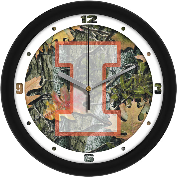 Illinois Fighting Illini Wall Clock - Camo – Pro Sports Watches