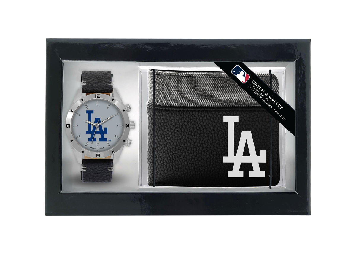 Los Angeles Dodgers Men's Watch and Wallet Gift Set – Pro Sports Watches