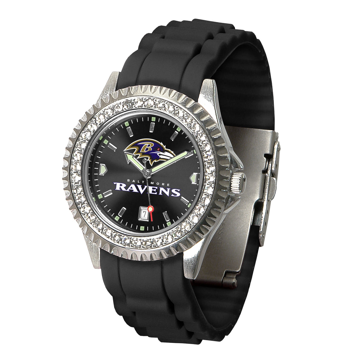 Baltimore Ravens Ladies Sparkle Watch by Game Time NFL-SPK-BAL – Pro ...