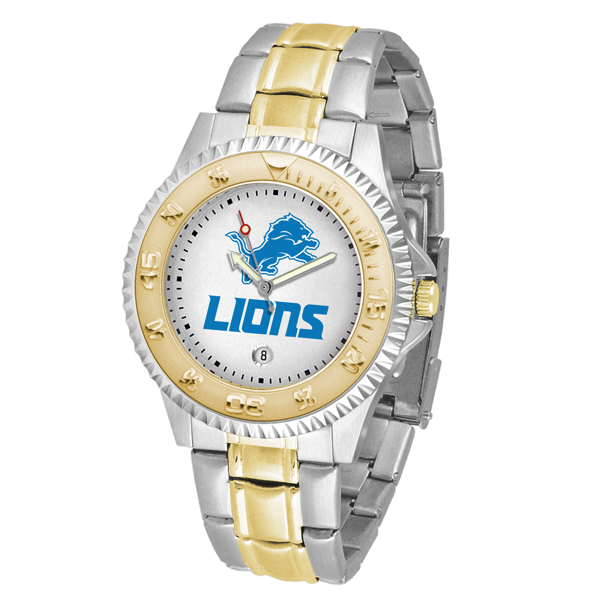 Detroit Lions Men's Two-Tone Competitor Watch by Game Time NFL-TTC-DET ...