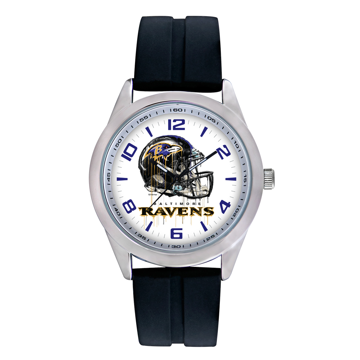 Baltimore Ravens Men's Varsity Drip Watch by Game Time NFL-VAR-DA1-BAL ...