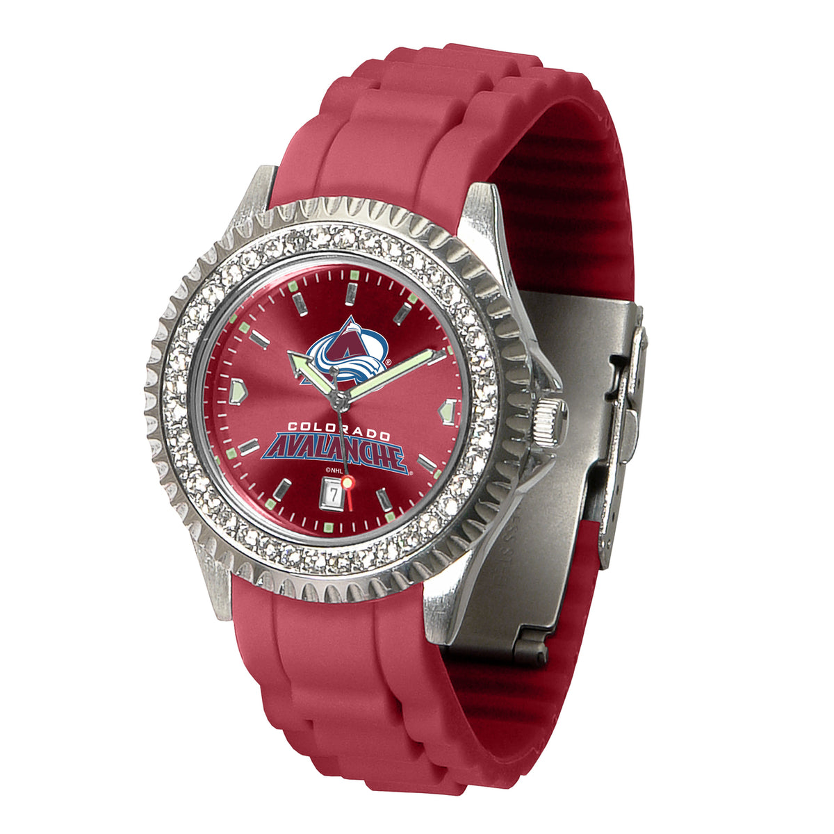 Colorado Avalanche Ladies Sparkle Watch by Game Time NHL-SPK-COL – Pro ...