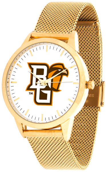 Bowling Green Statement Mesh Band Unisex Watch - Gold – Pro Sports Watches
