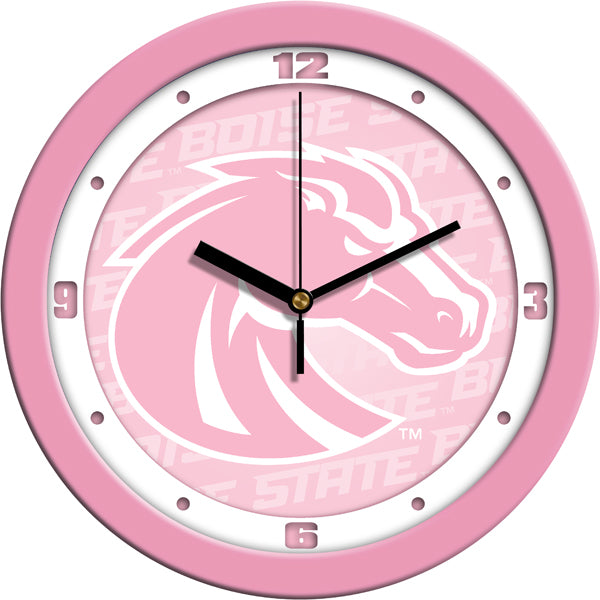 Boise State Wall Clock - Pink – Pro Sports Watches
