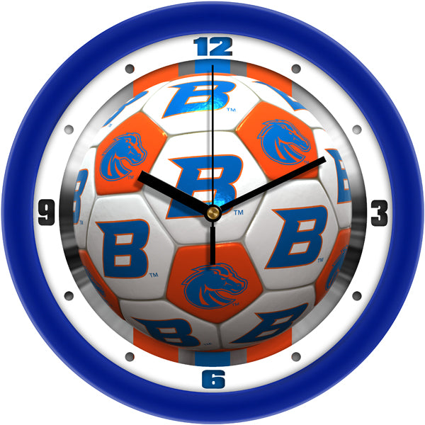 Boise State Wall Clock - Soccer – Pro Sports Watches