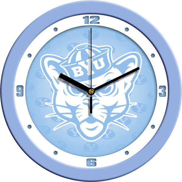 BYU Cougars Wall Clock - Baby Blue – Pro Sports Watches