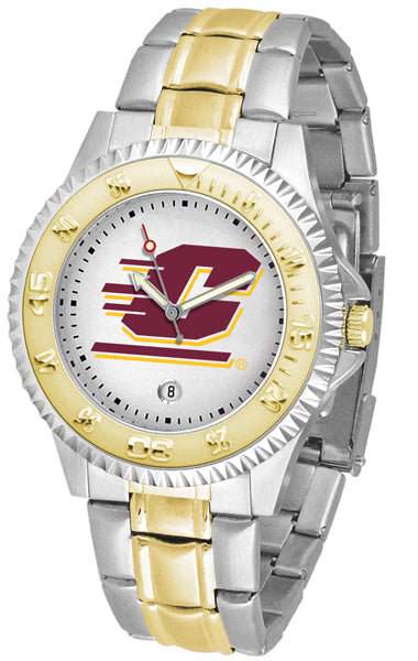 Central Michigan Competitor Two-Tone Men’s Watch – Pro Sports Watches