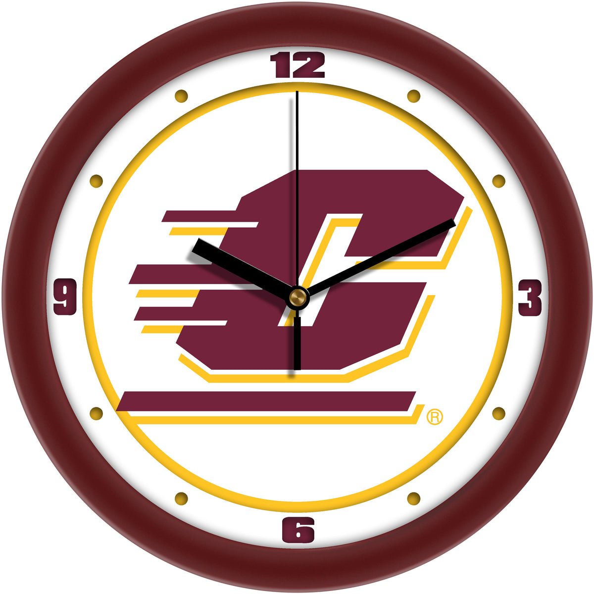 Central Michigan Wall Clock - Traditional – Pro Sports Watches