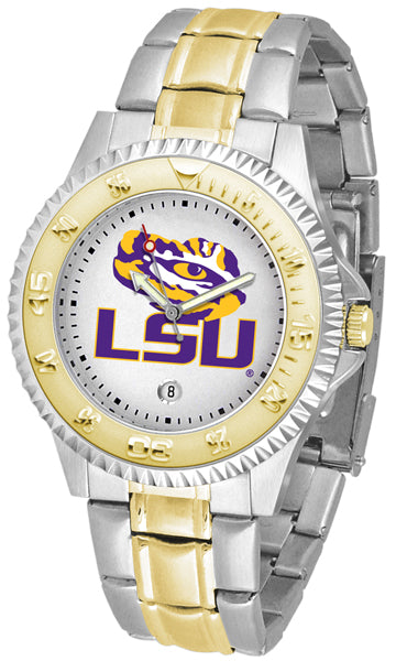 LSU Tigers Competitor Two-Tone Men’s Watch – Pro Sports Watches