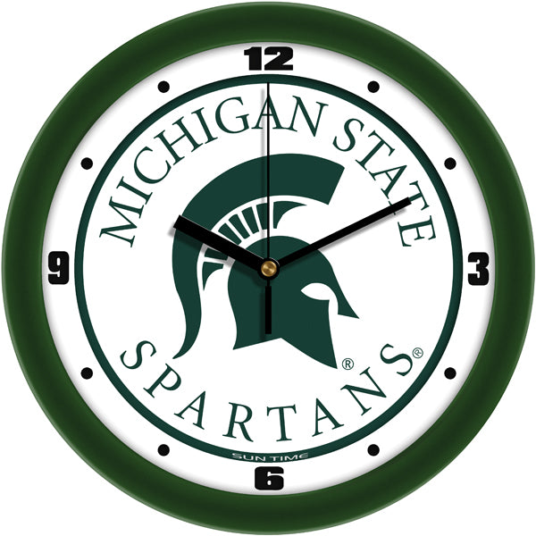 Michigan State Wall Clock - Traditional – Pro Sports Watches