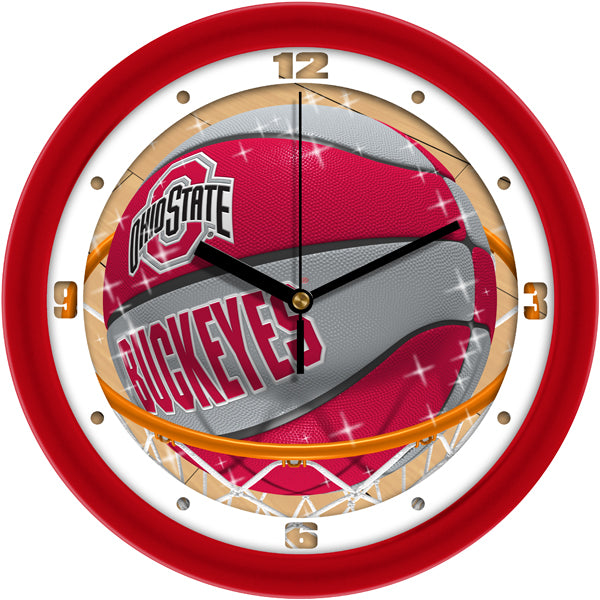 Ohio State Wall Clock - Basketball Slam Dunk – Pro Sports Watches