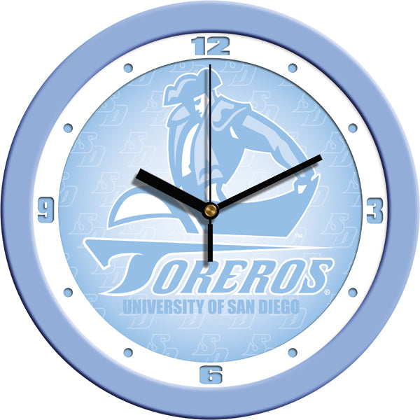San Diego Toreros Wall Clock - Baby Blue – Pro Sports Watches