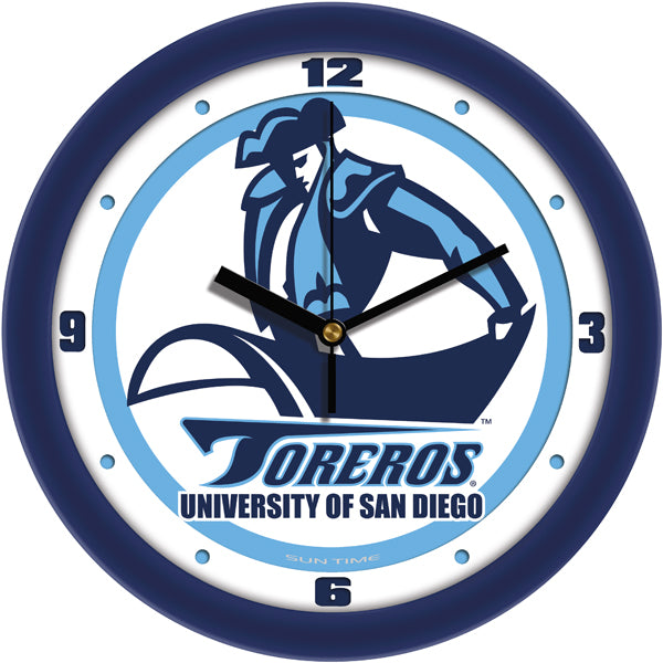 San Diego Toreros Wall Clock - Traditional – Pro Sports Watches