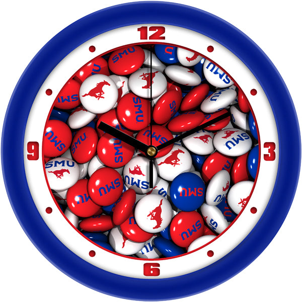 SMU Mustangs Wall Clock - Candy – Pro Sports Watches