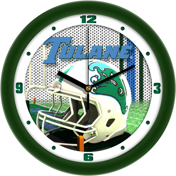 Tulane Green Wave Wall Clock - Football Helmet – Pro Sports Watches