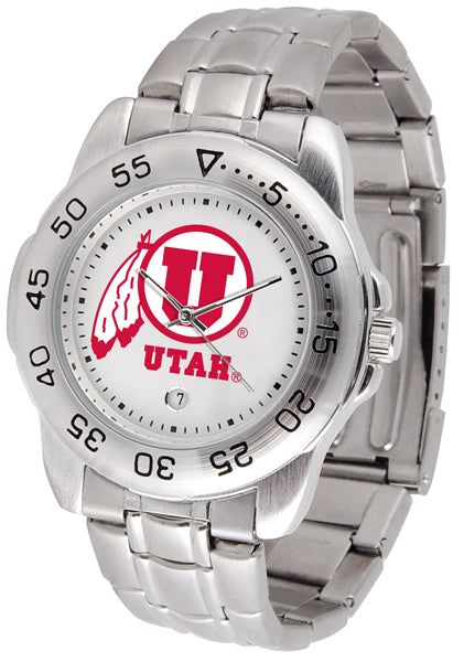 Utah Utes Sport Steel Men’s Watch – Pro Sports Watches