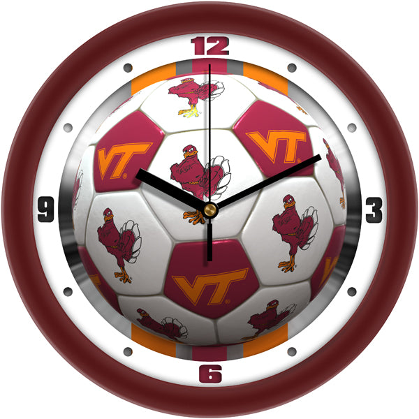 Virginia Tech Wall Clock - Soccer – Pro Sports Watches